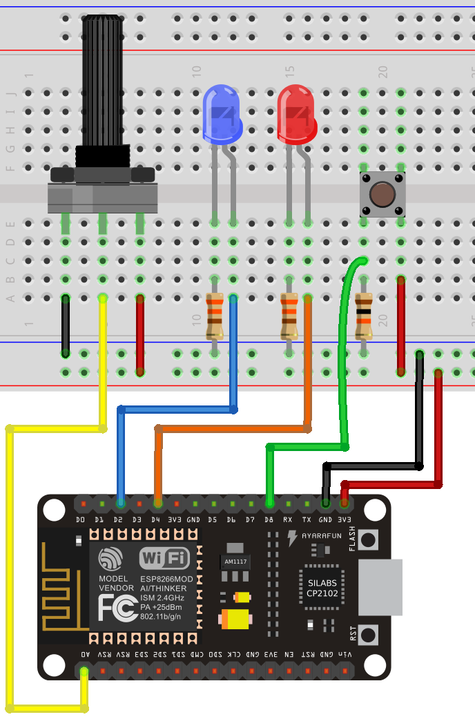 Micropython With Esp32 And Esp8266 Interacting With Gpios Random