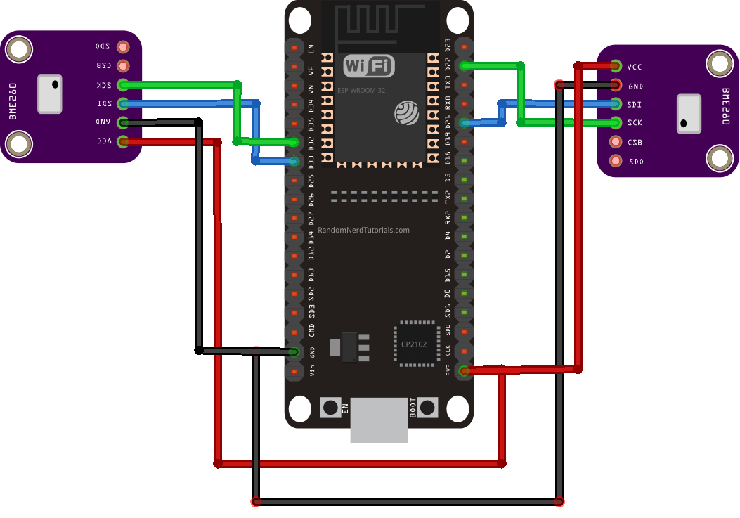 Esp32 Esp8266 I2c Protocol How To Connect Two Boards Bilarasa