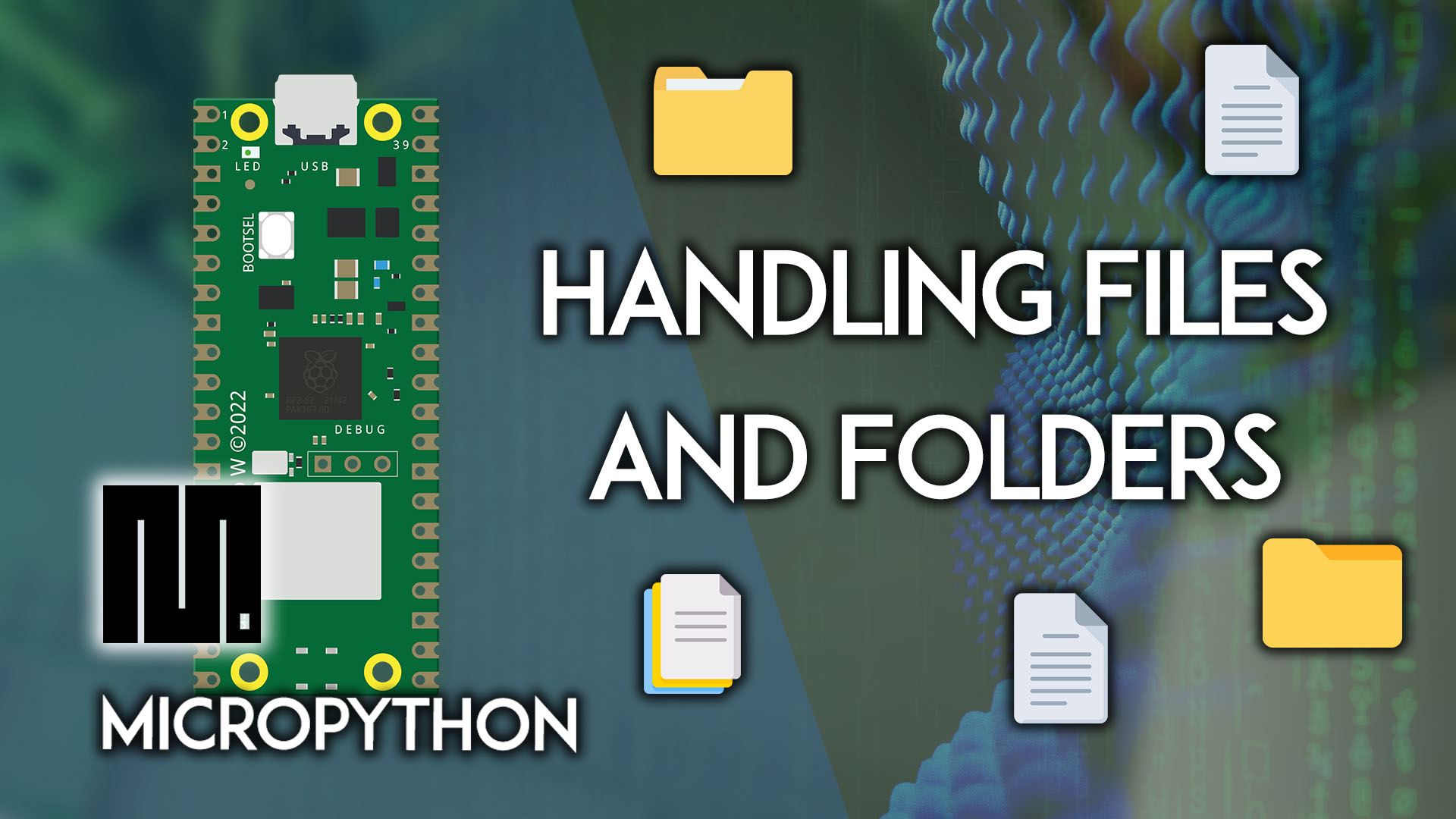 Raspberry Pi Pico: Files and Directories (MicroPython) | Random Nerd ...